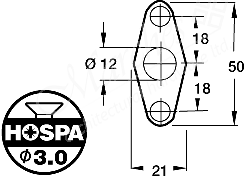 Surface Budget Lock Escutcheon - Budget locks - Locking and Security ...