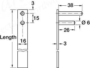 Central locking bar - Central locking locks - Locking and Security ...