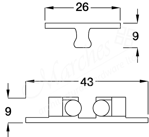 Ball Catch 43mm Pol Brass - Ball catches - Locking and Security ...
