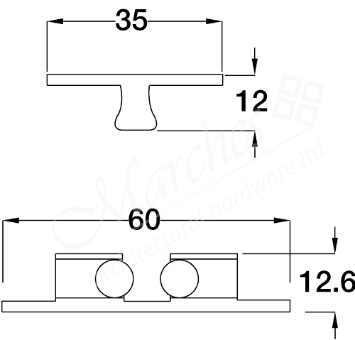 Ball Catch 60mm Pol Brass - Ball catches - Locking and Security ...
