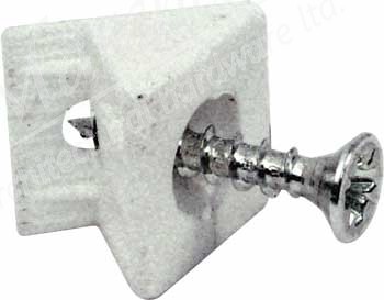 Rear Panel Connector White Plastic - Rear Panel Connectors - Connecting ...