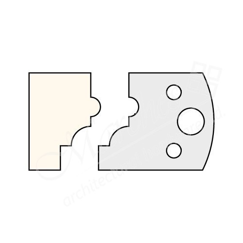 Trend No.24 Knife for Multi-Profile Cutter - 40mm Replacement Knives ...