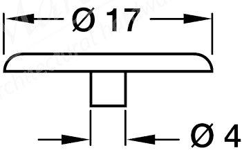 Minifix 15 Cover Cap Black Mu - Cover/Trim Caps - Knock Down (KD ...