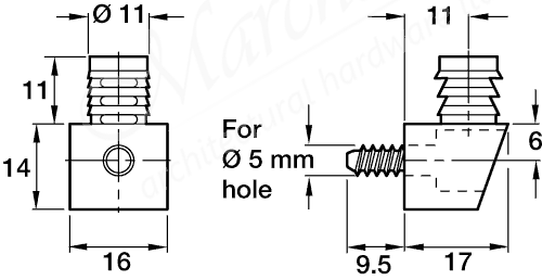 Uno 1 Kd Fitting Pl White - Plug-in KD Fittings - Knock Down (KD ...