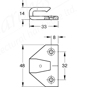 Keku push-in fittings, frame component ASR - Partition connecting ...
