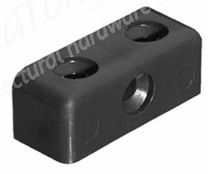 1/2 Modesty Block Magnolia - Surface Mounted KD FIttings - Knock Down ...