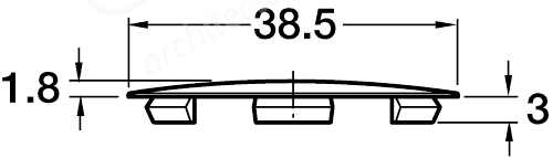 Maxifix Trim Cap Pl Brown - Cover/Trim Caps - Knock Down (KD ...