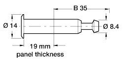 Maxifix E capped connecting bolt - Maxifix - Knock Down (KD) Connecting ...