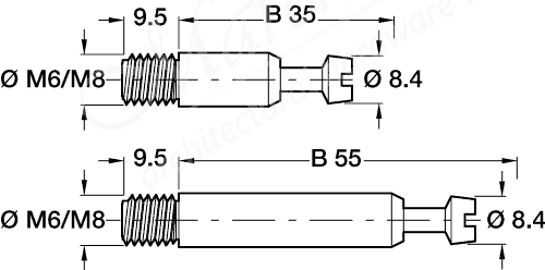 Maxifix E M6 Connect Bolt 35mm - Maxifix - Knock Down (KD) Connecting ...