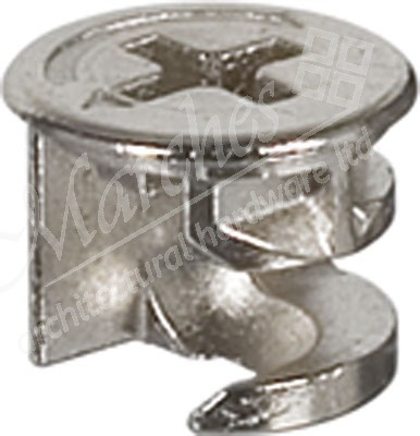 Minifix 12 housing, with rim, for wood thickness from 12 mm - Minifix ...
