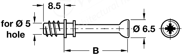 Connecting bolt - Minifix: Connecting Bolts - Knock Down (KD ...