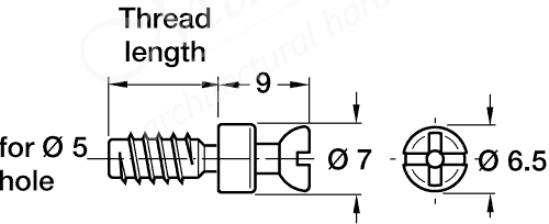 Rafix Bolt St Bright 7mmdia 15 - Rafix - Knock Down (KD) Connecting ...