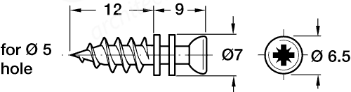 Rafix Connecting Bolt Zp 5mm - Rafix - Knock Down (KD) Connecting ...