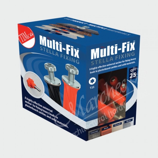 Multi-Fix Stella Fixings Various Sizes - Masonry & Cavity Fixings ...