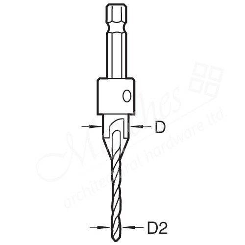 SNAP/CS/12TC - Trend Snappy TCT Countersink with 1/2 HSS Drill ...