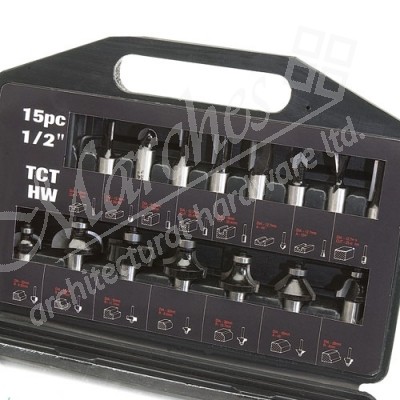 SET/SS9X1/2TC 15pc TCT Starter Set Â½" Shank - Trend Products - Marches ...