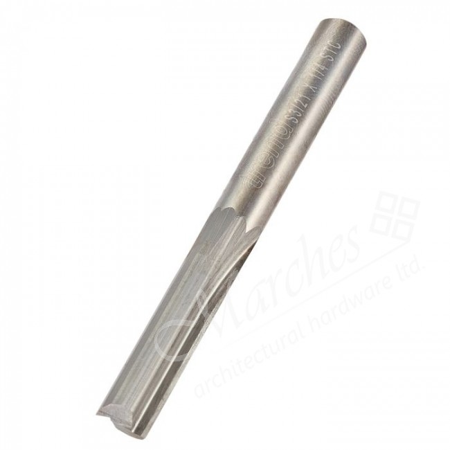 S3/21 Two Flute Cutter 6.3mm Ø ¼" - Straight Flutes - CraftPro Router ...