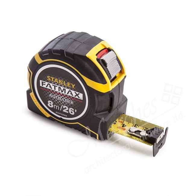 Stanley Fatmax Autolock Tape Measure 8m/26ft (Width 32mm) - 8m - 26ft ...