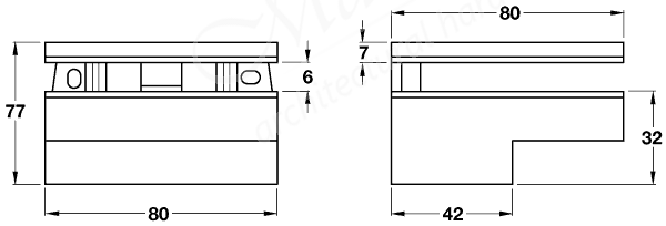 Shelf support - Glass shelf supports - Shelf Supports - Cabinet ...