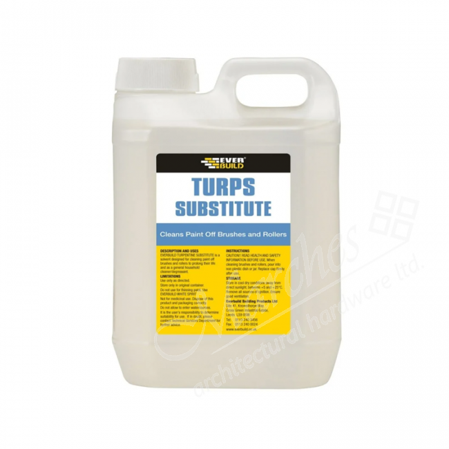 Everbuild Turps Substitute 2LTR - Cleaning Products - Safety, Cleaning ...