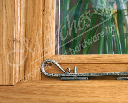 Shepherd's Crook Window Stay - Pewter Patina - Various Sizes - Window ...