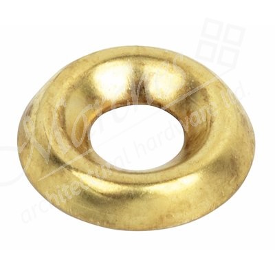 Brass Self-Colour Screw Cups 7-8g (100) - Screw Cups & Insets - Screws ...