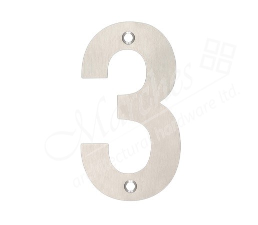 4" Numerals - Grade 304 Stainless Steel - Various Numbers - Numerals ...