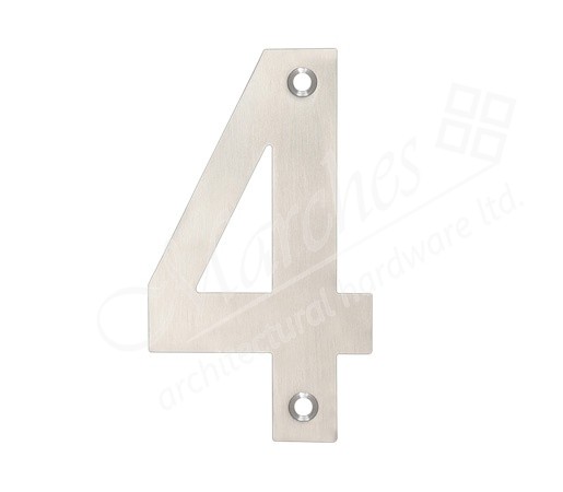 4" Numerals - Grade 304 Stainless Steel - Various Numbers - Numerals ...