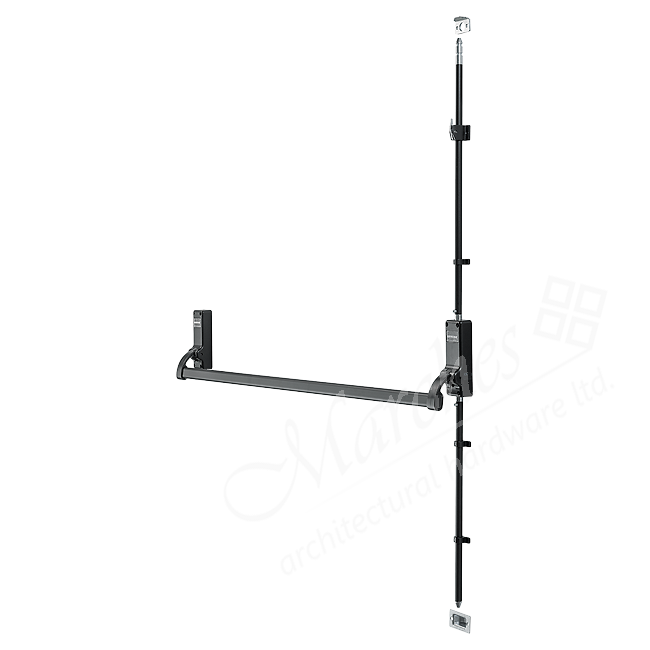 Single Panic Bolt - Black - Panic Hardware - Exit Hardware & Signs ...