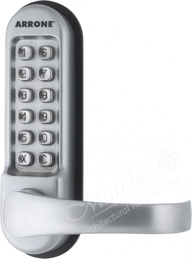 Push Button Mechanical Code Lock - Silver - Digital Locks - Locks ...