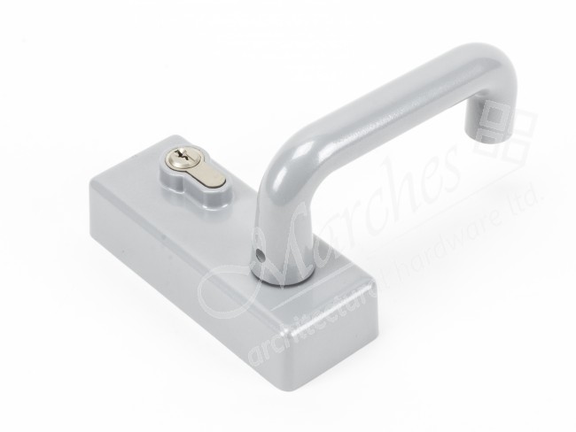 Lever Operated Outside Access Device - Silver - Door Furniture ...