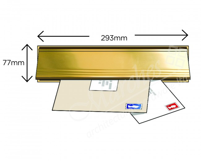 Exitex Internal Letterbox With Flap - Various Finishes - Letter Plates ...