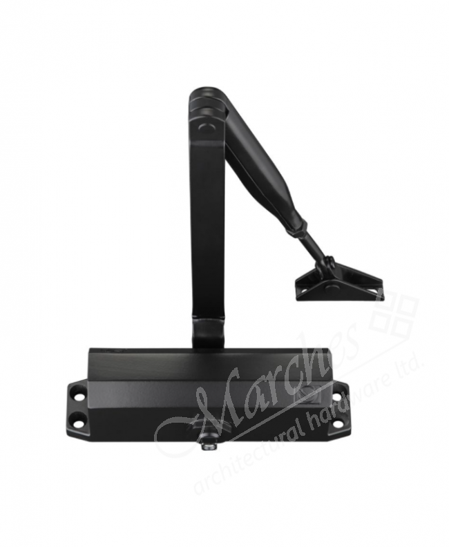Overhead Door Closer - Black - Door Closers & Holders - Door Furniture ...