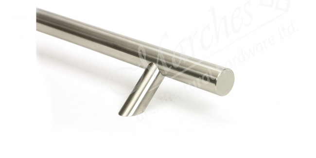 0.6m Offset T Bar Handle B2B 32mm Ø - Satin SS (316) - Pull Handles ...