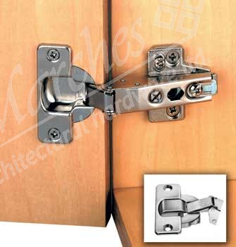 Hinge 125DEG Click On Sprung 0mm Crank - Kitchen hinges - Ironmongery ...