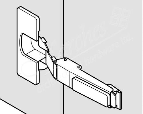 Hinge Cup Cover Cap NP - Marches Architectural Ironmongery