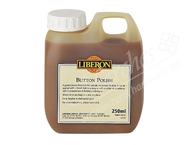 Liberon Button Polish 250ml - Polishes - Repair, Prepare & Revive ...