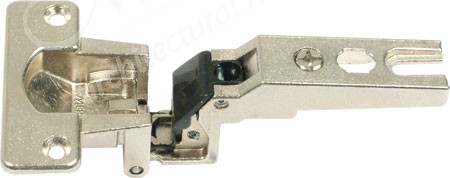 Grass 270° hinge with exposed axle, ø 30 mm cup, screw fixing, slide on ...