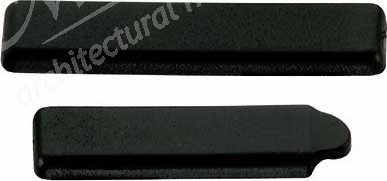 Hinge arm cover plate, black plastic - Kitchen Hinges: Cover caps ...