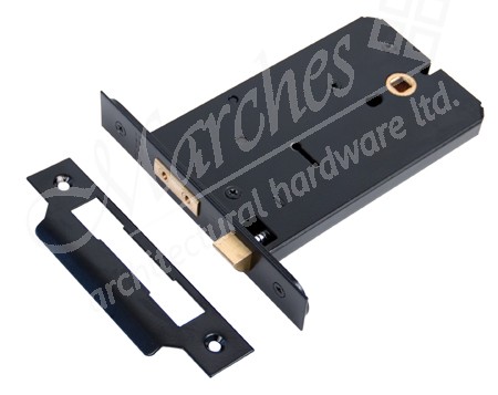 Anvil 5 Lever Horizontal Sash Lock - Black - Horizontal Locks and ...