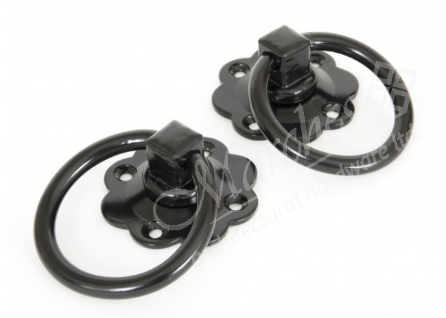 Ring Turn Handle Set - Black - Gate Handles, Latches & Catches - Gate ...