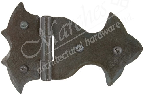 Ornate Hinge (pair) - Beeswax - Butterfly Hinges - Hinges - Marches ...