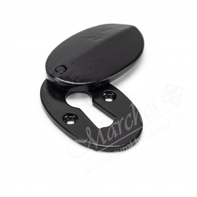Oval Escutcheon and Cover - Black - Escutcheons - Escutcheons ...