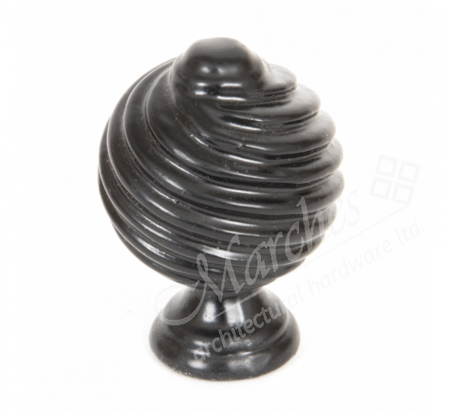 Twist Knob - Black - Round Knobs - Cabinet Knobs - Cabinet Fittings ...
