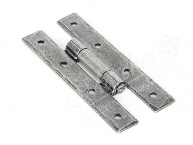 3 1/4" Handmade H Hinge (pair) - Pewter - H & HL Hinges - Hinges ...