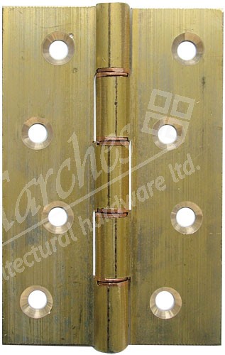 4" DPBW Butt Hinge (pair) - Brass Self Coloured - Butt Hinges - Hinges ...
