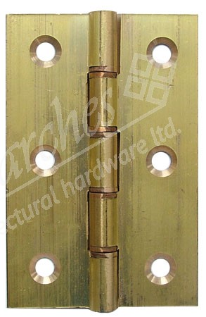 3" DPBW Butt Hinges (pair) - Brass Self Coloured - Butt Hinges - Hinges ...