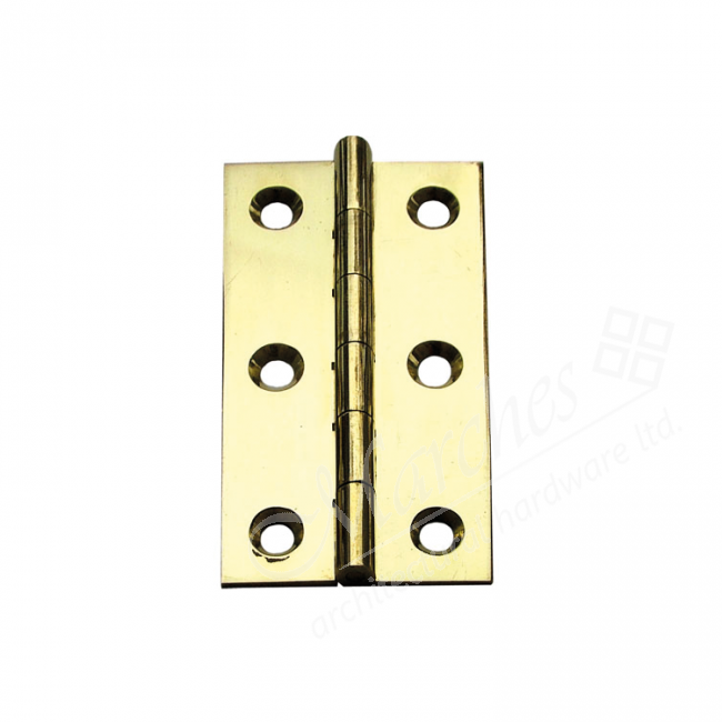 2" Solid Drawn Butt Hinges (pair) - Polished Brass - Butt Hinges - Hinges - Marches ...