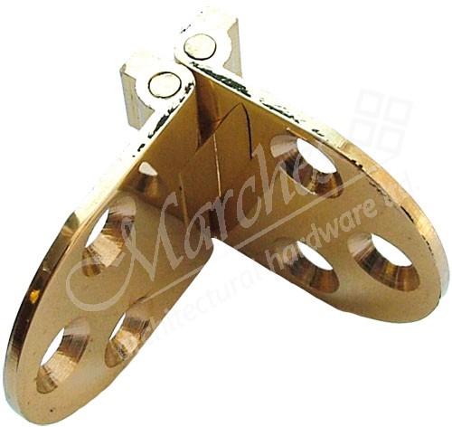 Self Supporting Folding Table Hinge (Pair)- Satin Brass - Backflap ...