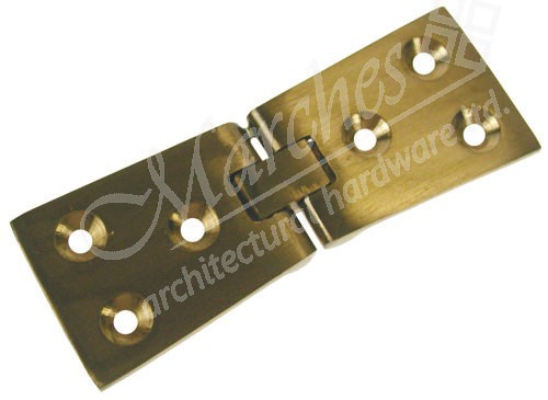 Counter Flap Hinge 102mm x 40mm x 2mm (pair) - Polished Brass ...